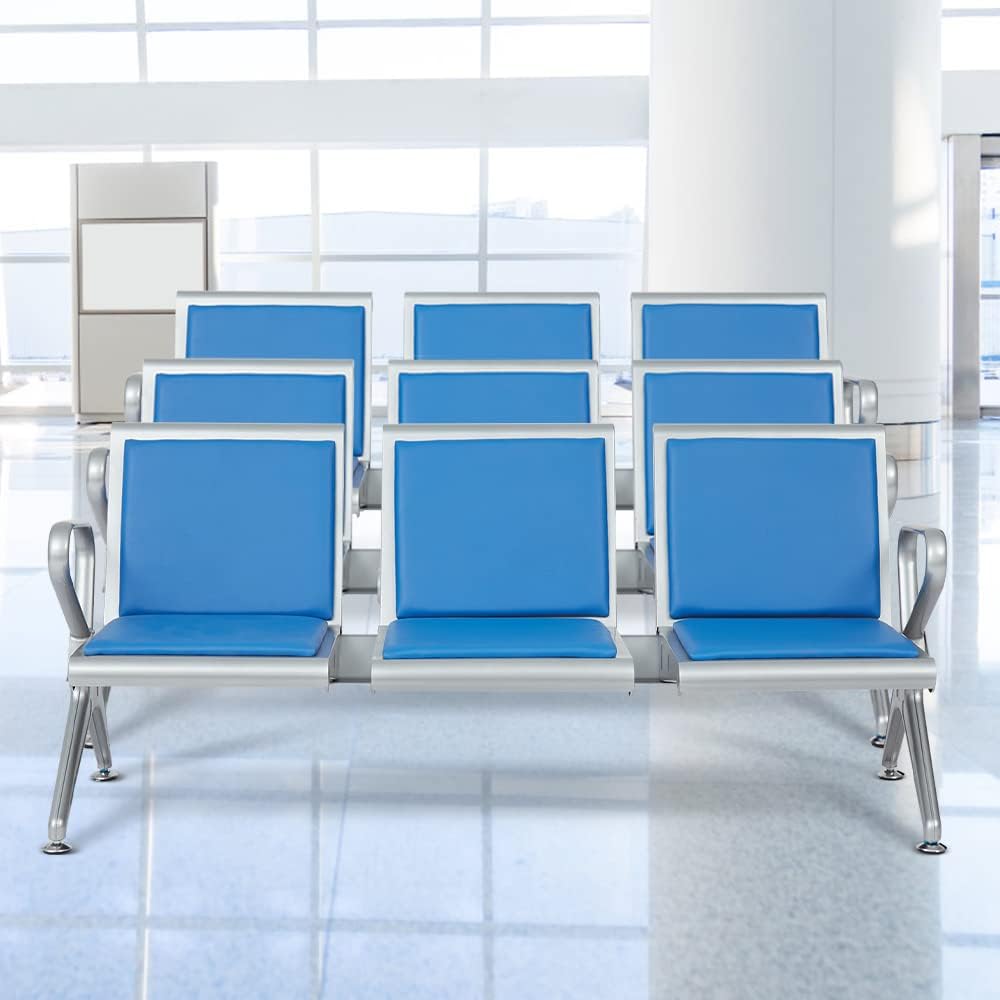 3-Link Heavy Duty Waiting Bench – Commercial-Grade Public Seating | 1 ...