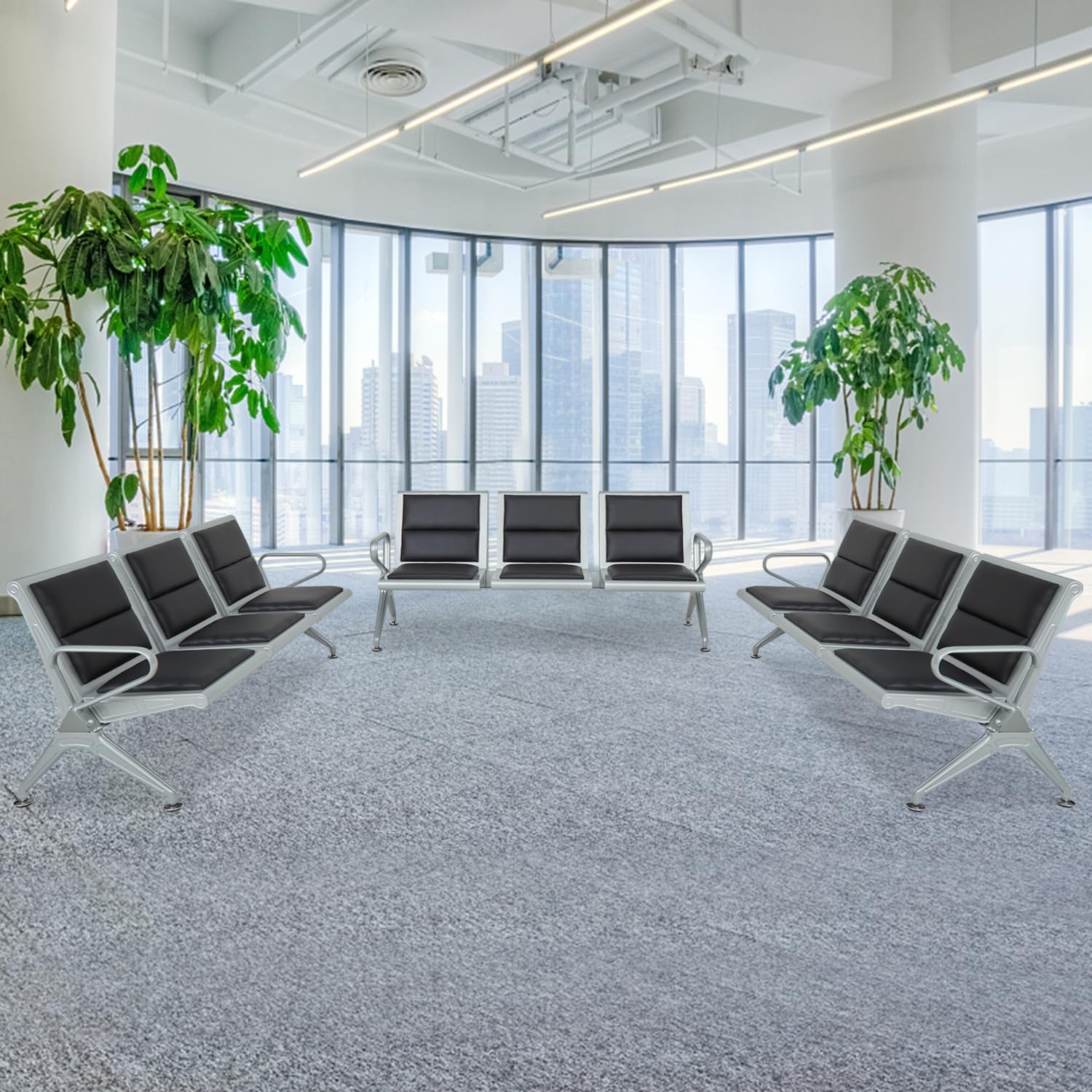 3-Seater reception office bench | Furniture Flair Kenya - Reception ...